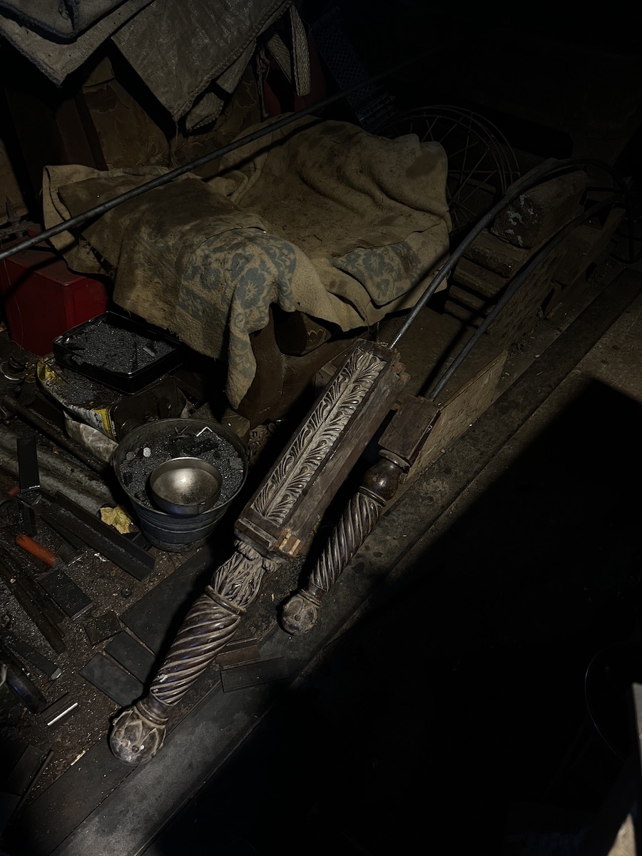 Nicola Turner preparation for Wells Art Contemporary 2023 – seam